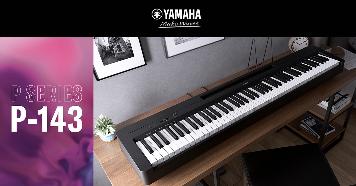 P-143 - Descripción - Serie P - Pianos - Instrumentos musicales - Productos - Yamaha - México