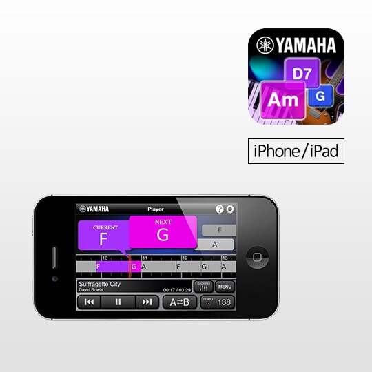 Song Chords - Descripción - Apps - Productos - Teclados - Yamaha - México